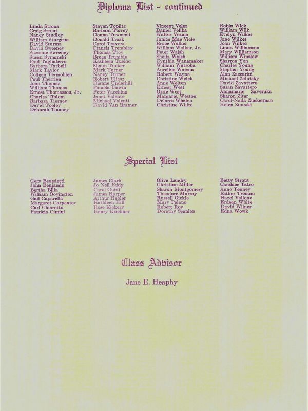 Diploma List Yearbooks Pittsfield High School Class Of 1966 diploma-list-yearbooks-pittsfield-high-school-class-of-1966